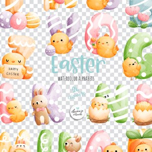 Easter Alphabet, Rabbit Alphabet, Easter Alphabet, Easter Chicken ...