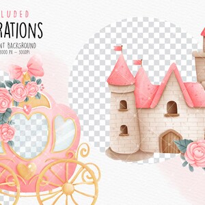 Prince and Princess Clipart, Castle Clipart, Fairytale Clipart ...
