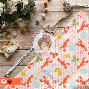 Coastal Lobster Seamless Pattern, La Dolce Vita Pattern, Summer Beach ...