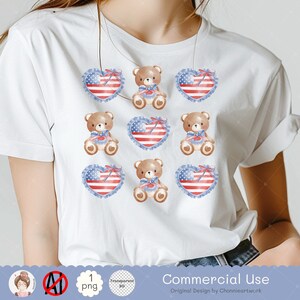 Coquette 4th of July Bear Png, 4th of July Png, Trendy Png, Girly Png ...