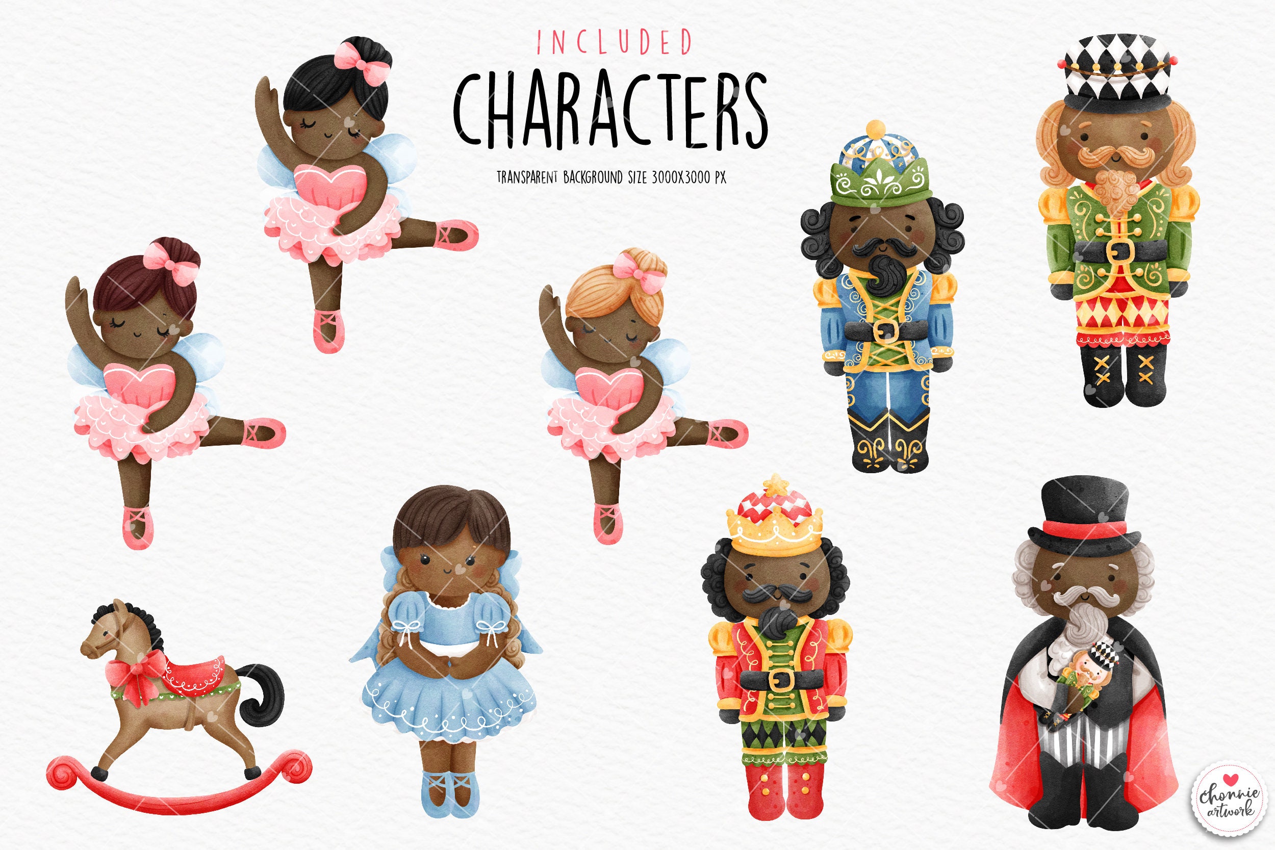 The Nutcracker Clipart Nutcracker Ballet Clipart Nutcracker - Etsy