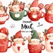 Christmas Clipart Bundle, Christmas Clipart, Santa Clipart, Christmas ...