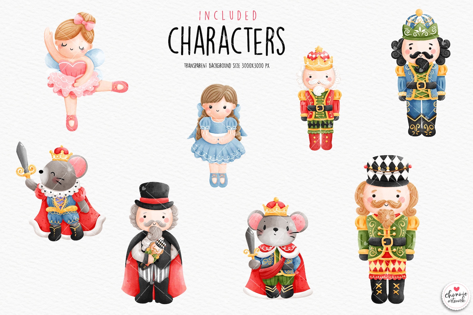 The Nutcracker Clipart Nutcracker Ballet Clipart Nutcracker - Etsy