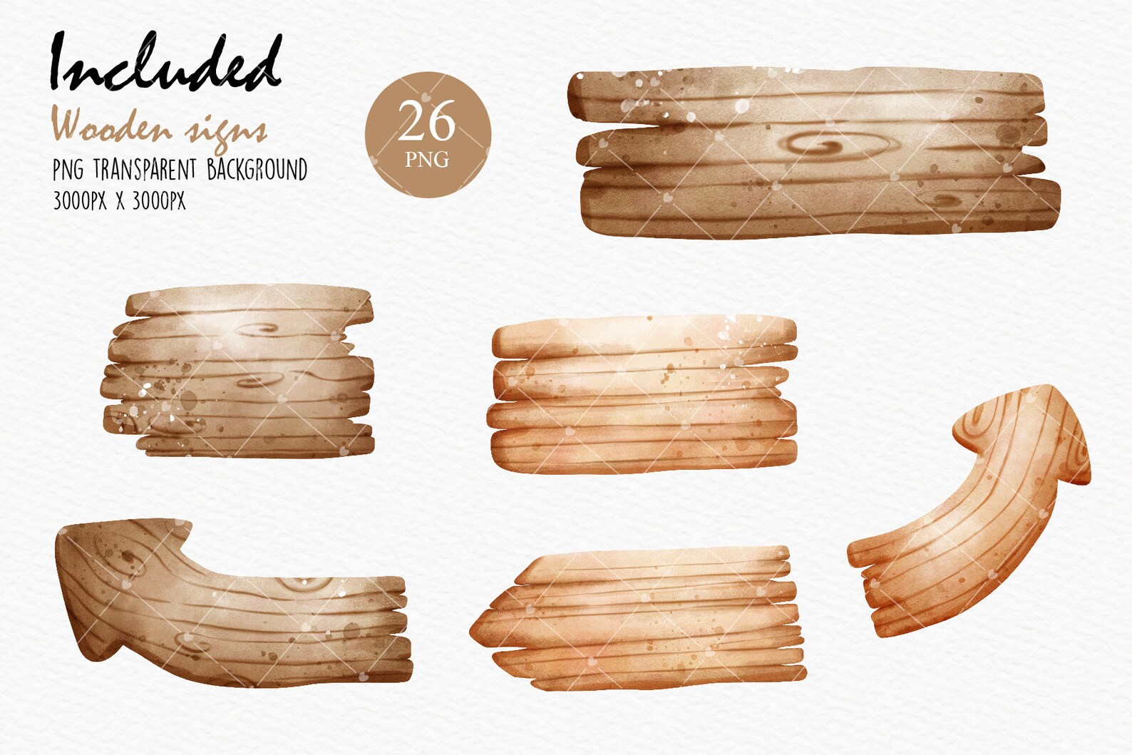 Wooden Signs Clipart, Wooden Borders Clipart, Wooden Slide Clipart ...