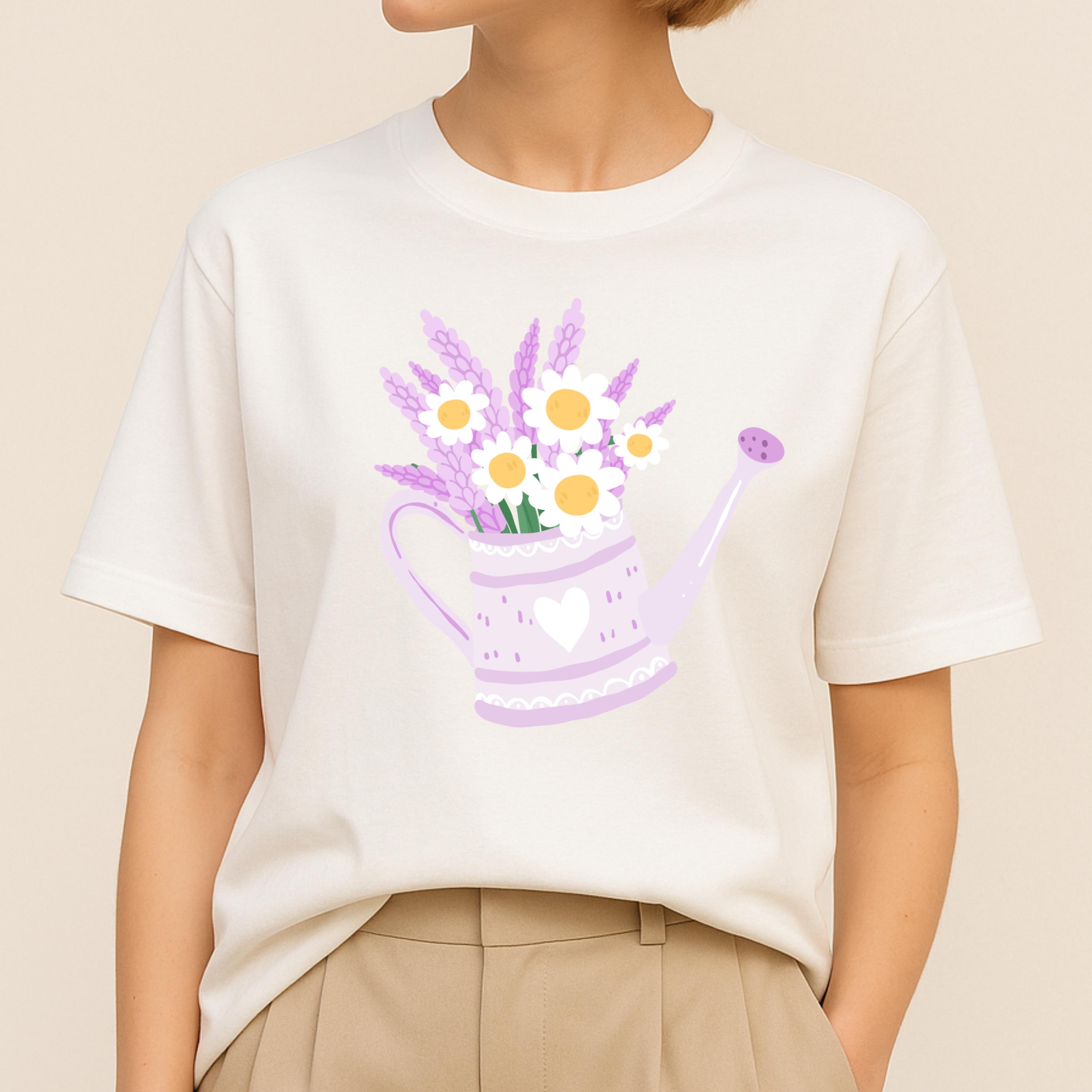 Lavender Cottagecore Clipart Set, Pastel Spring Floral Bundle, Teapot ...
