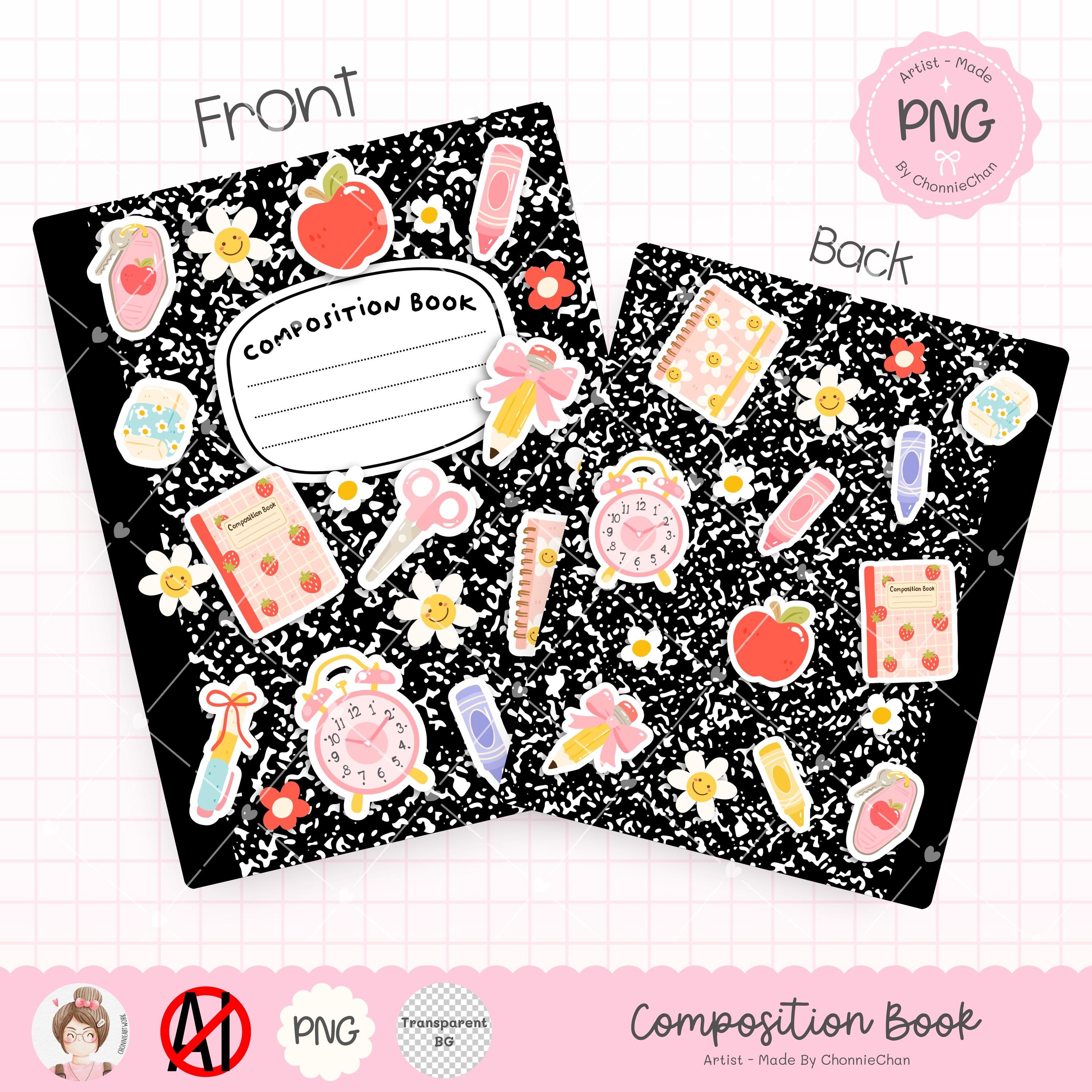 Composition Book Cover, Composition Book Gift, Teacher Composition Book ...