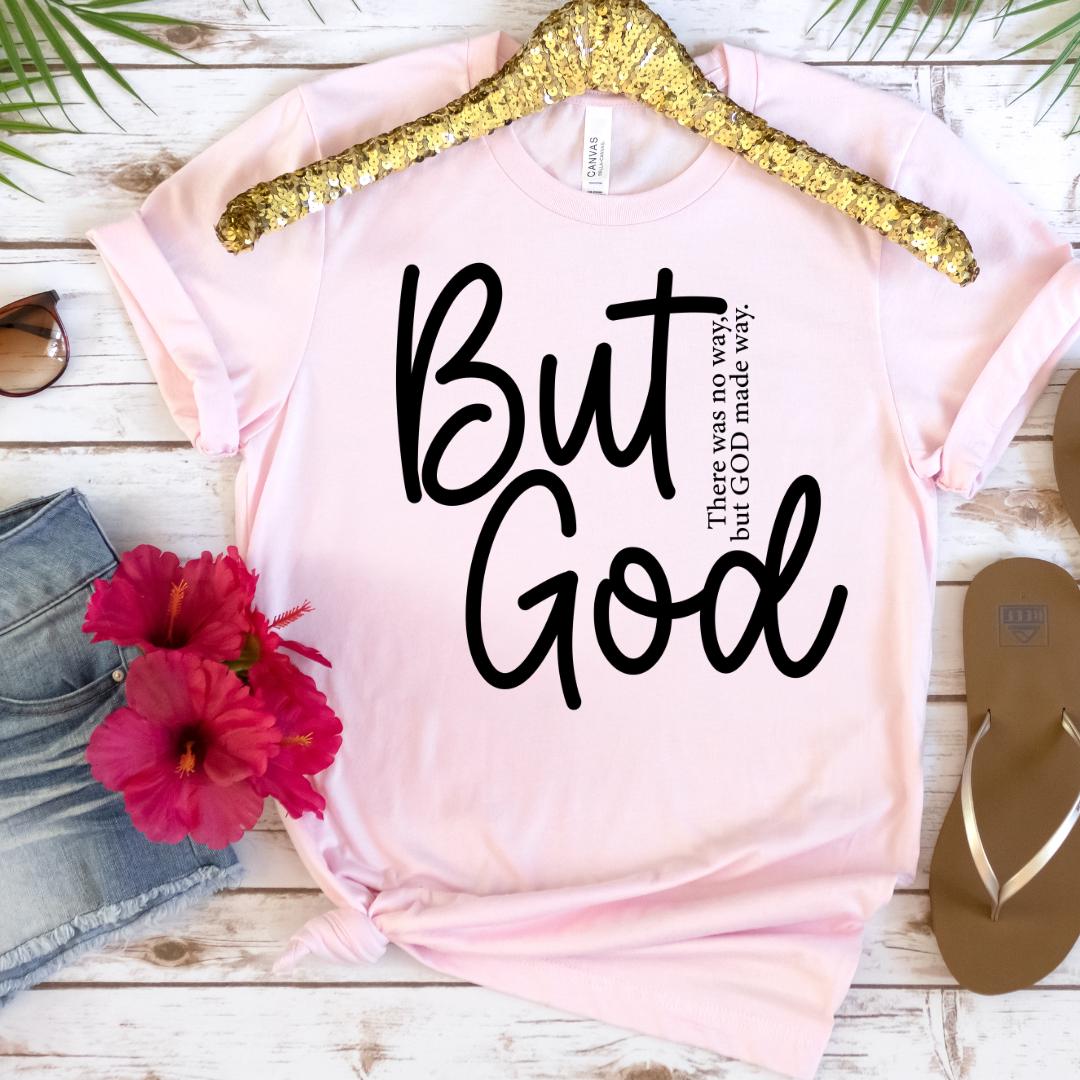 But God Svg, but God Shirt Svg,faith Svg, God is Greater, Created With ...
