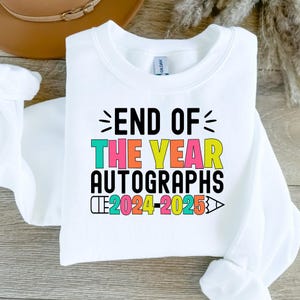 Last Day Autographs 2025 Svg Bundle , Last Day of School Png, Autograph ...