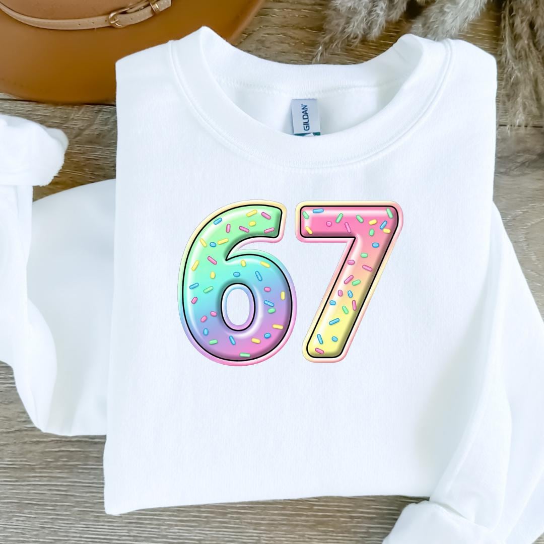 I Was 6 Now I'm 7 Birthday Printable Bundle Png, Funny 67 Meme PNG ...