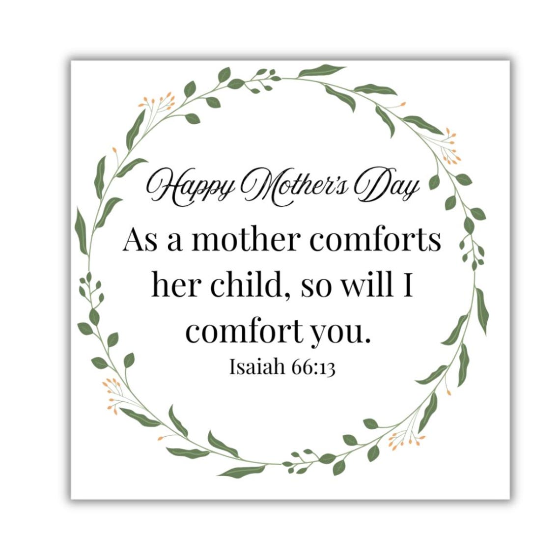 Mother's Day Bible Verse Cards, Scripture Cards, Memory Verse ...