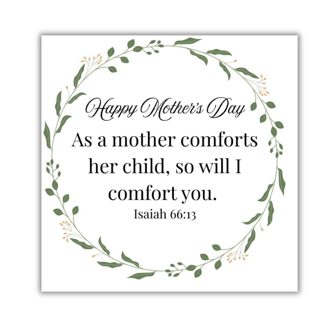 Mother's Day Bible Verse Cards, Scripture Cards, Memory Verse ...