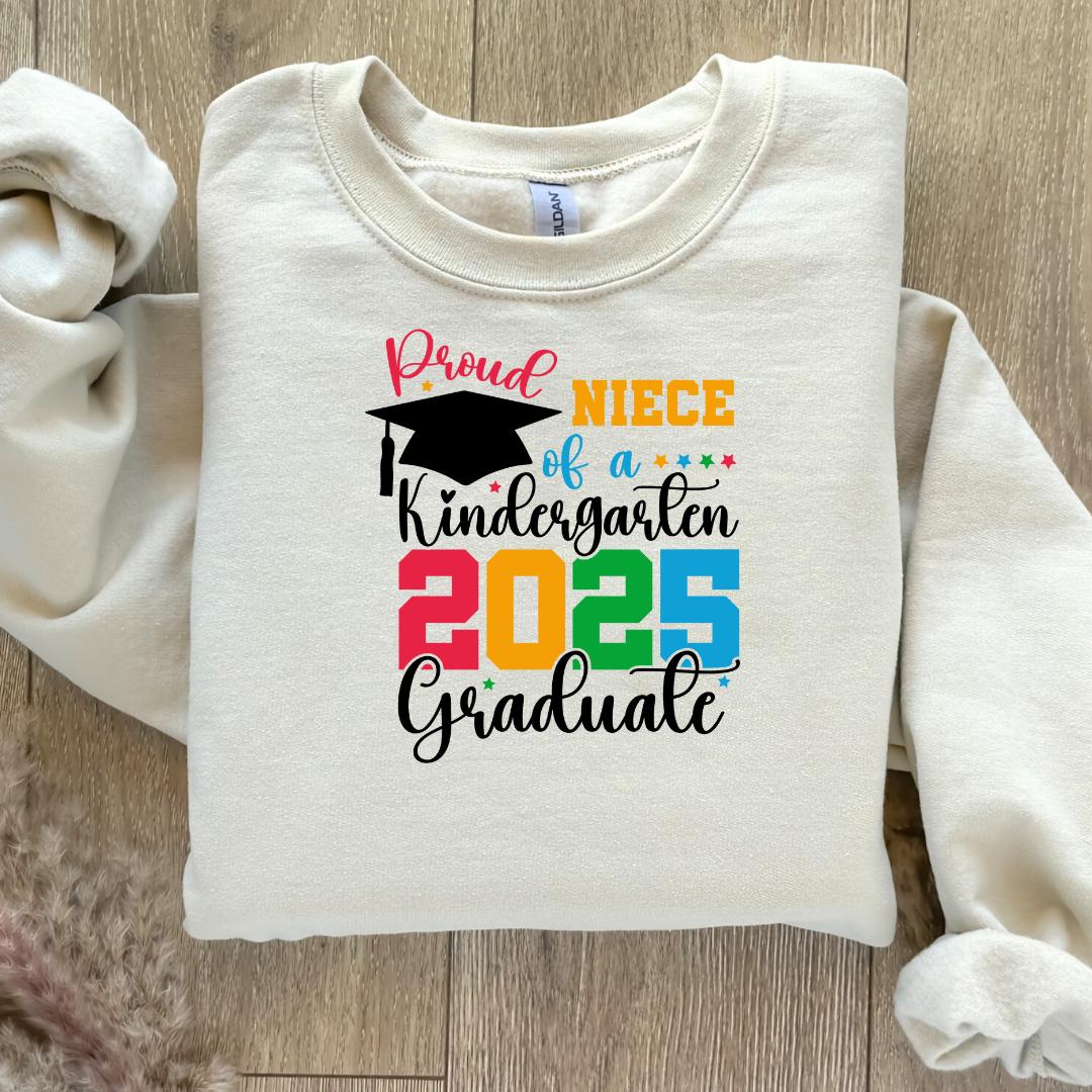 Proud Family of Kindergarten Graduate 2025 Svg, Proud Graduate Family ...