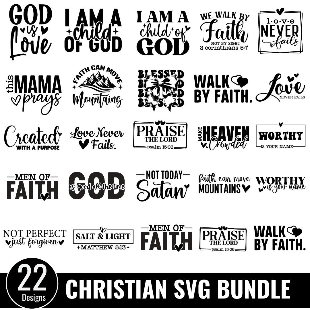Christian SVG Bundle,christian Svg,religious Svg,god Svg, Bible Verse ...
