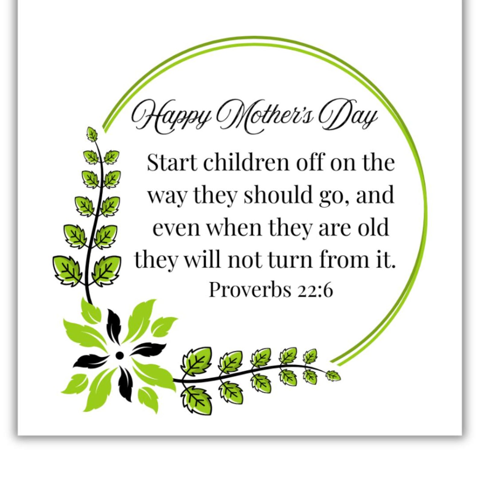 Mother's Day Bible Verse Cards, Scripture Cards, Memory Verse ...