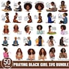 Afro Women Svg Bundle, Afro Women Svg, Afro Women Cricut, Afro Women ...