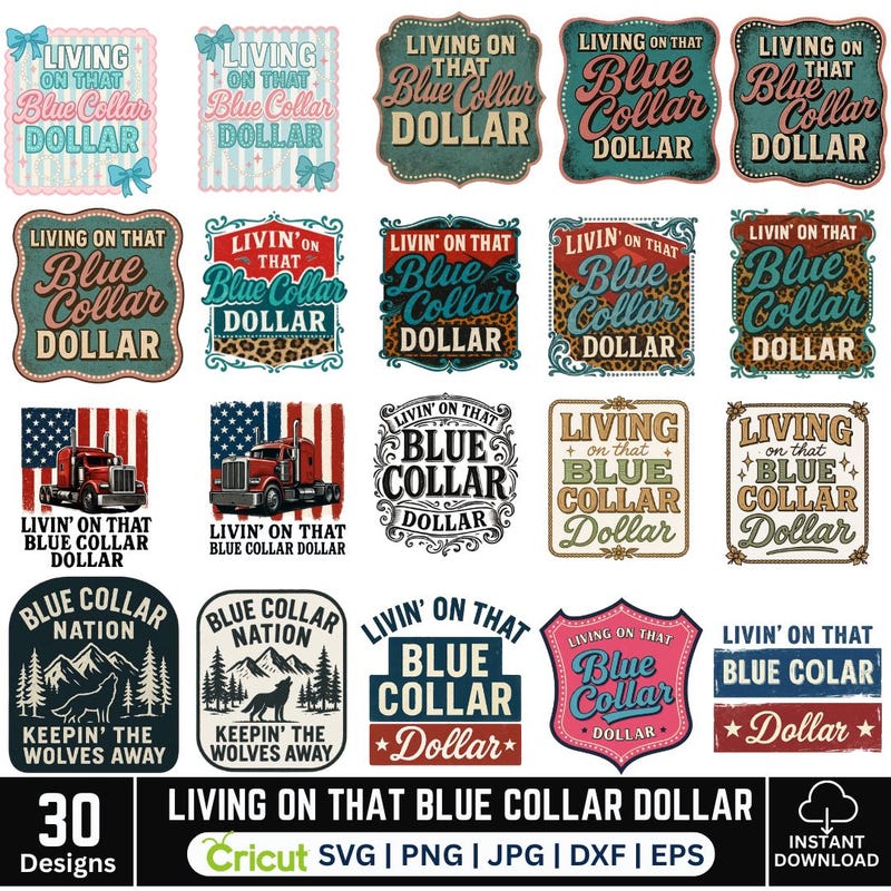 Blue Western Png Bundle - Etsy