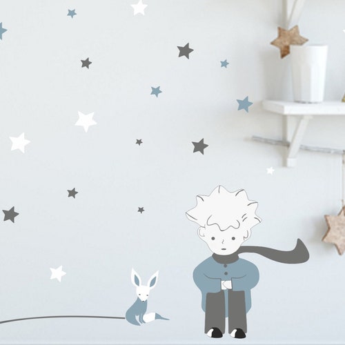 Little Prince Wall Decal Little Prince Sticker Nursery Wall - Etsy