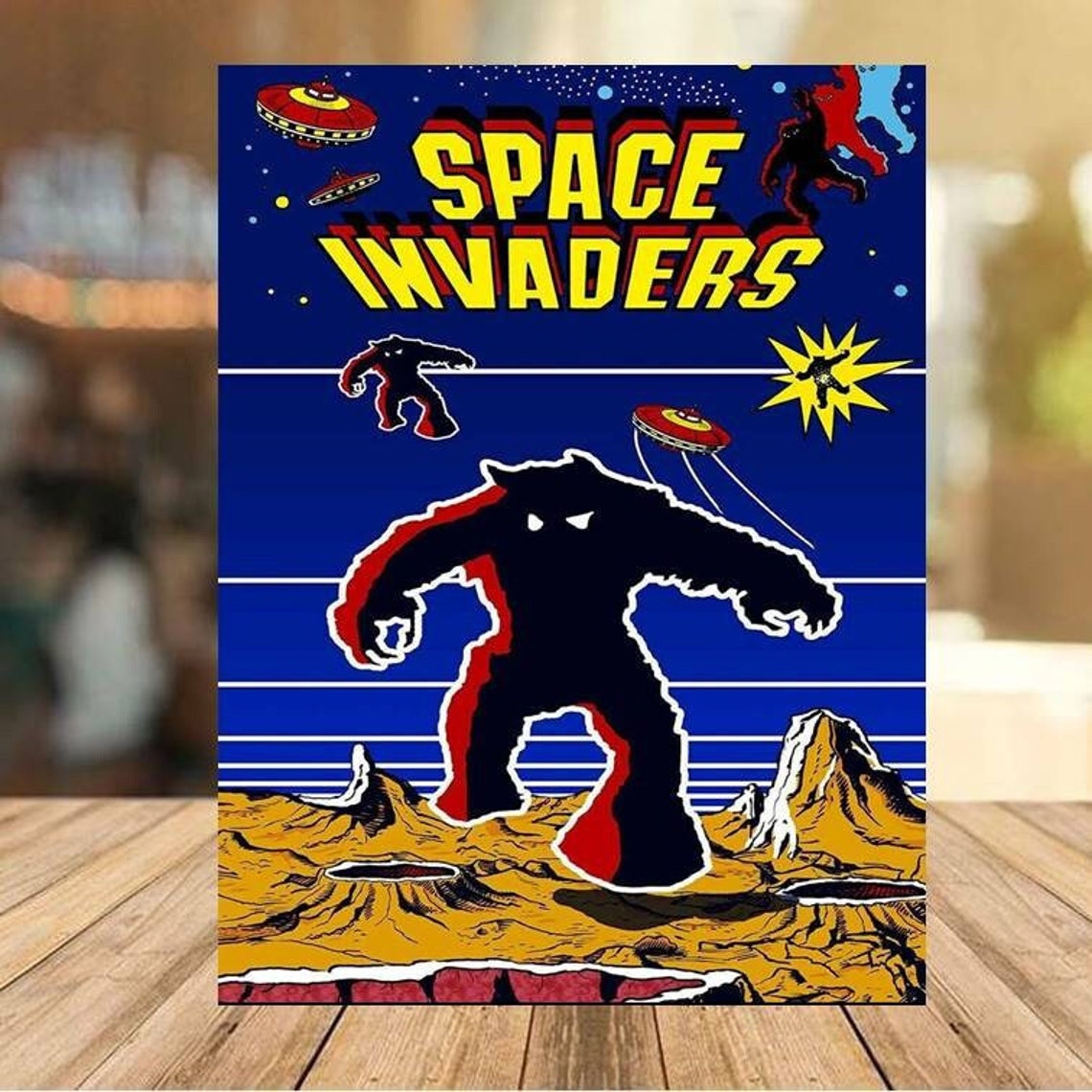 Classic 80s Space Invaders Arcade Metal Wall Sign. Retro - Etsy