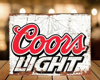 Coors Light Sign | Etsy UK