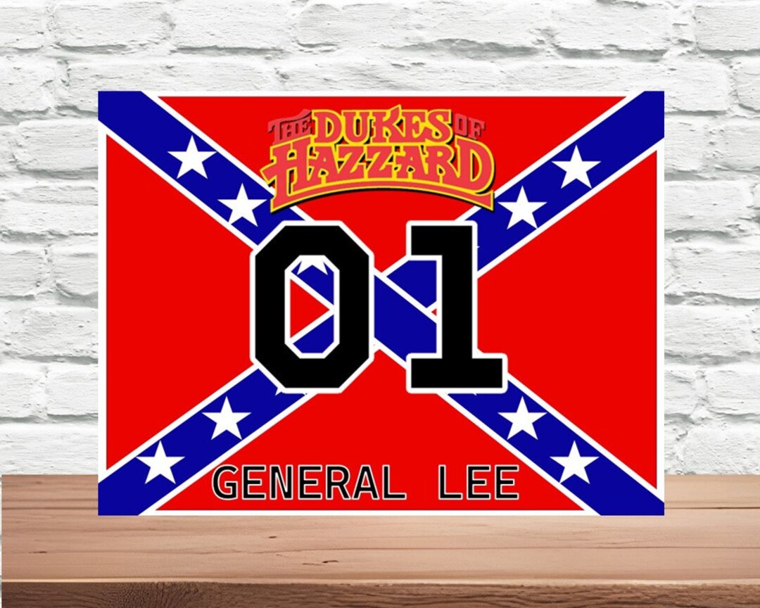 80s Tv the Dukes of Hazzard General Lee Metal Sign Man Cave Home Bar ...