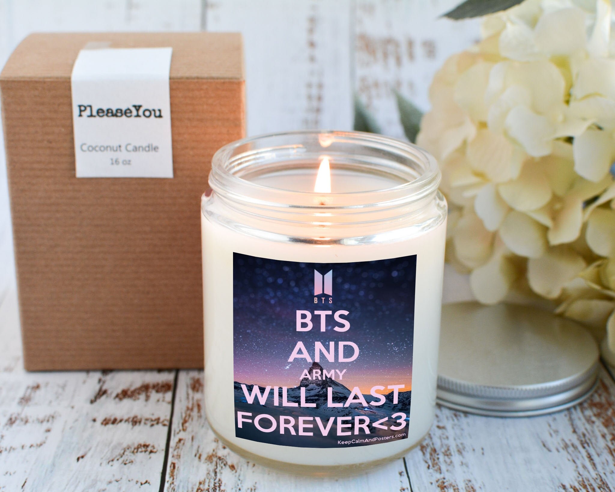 BTS Will Last Forever Gift for Army BTS Fan Gift Candle - Etsy