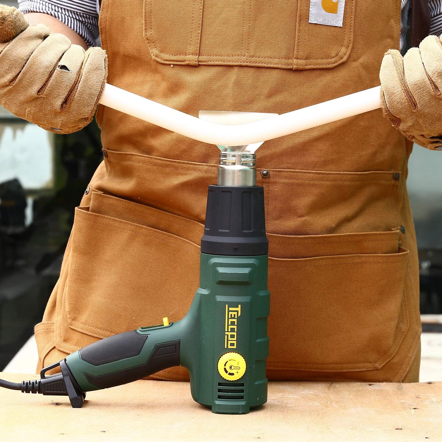 Heat Gun 1500W Professional Electric Hot Air Gun Variable Temperature ...