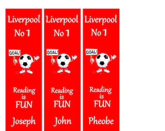 Football Bookmark - Etsy UK