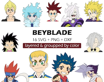 Beyblade Svg | Etsy
