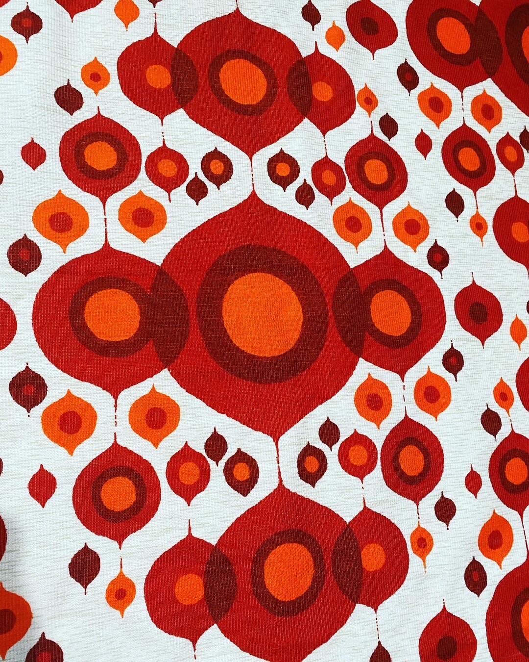 Amazing 1970s Geometric Vintage Fabric! - Etsy