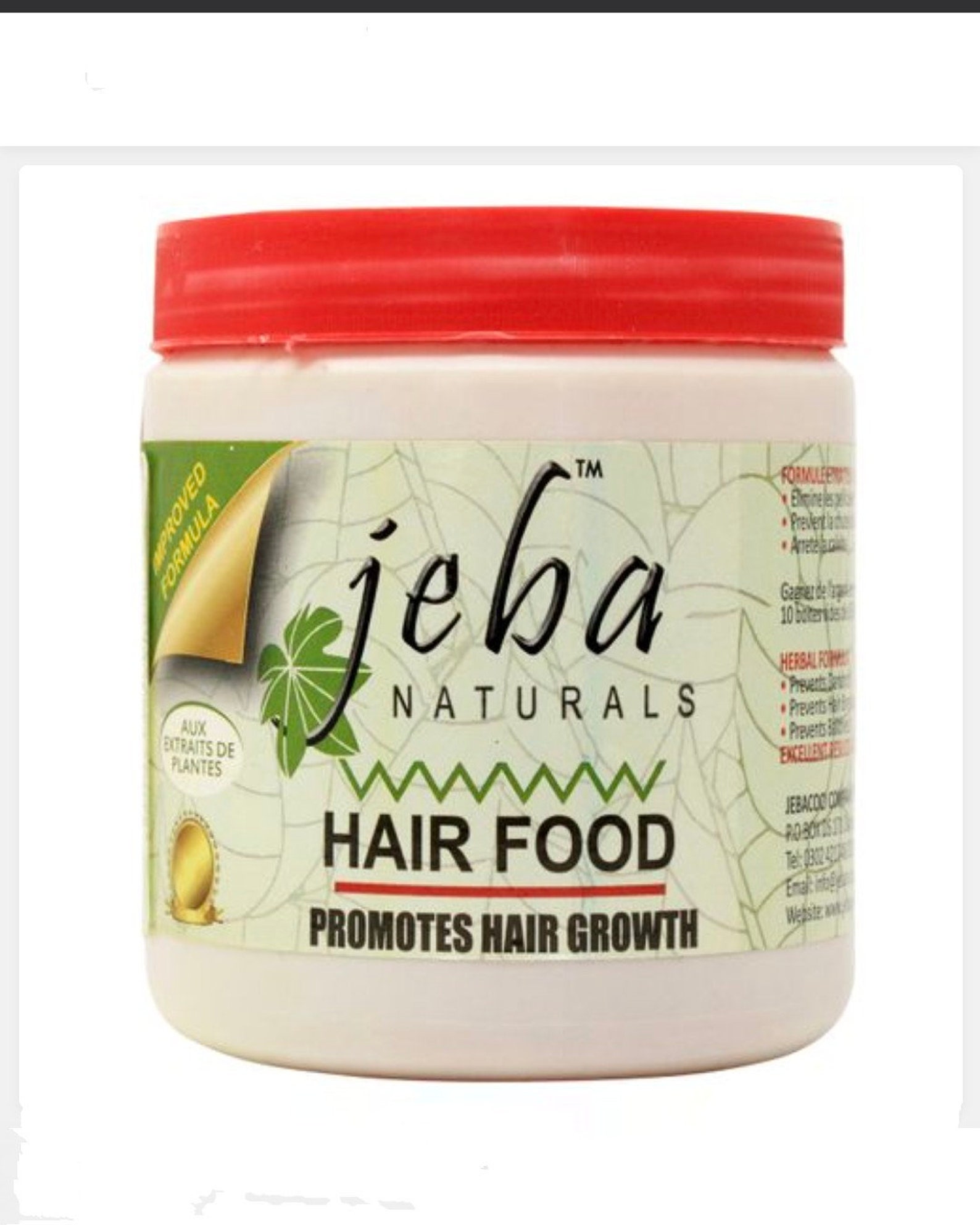 Jeba Hair Food - Jeba Hair Cream - 380g - Etsy