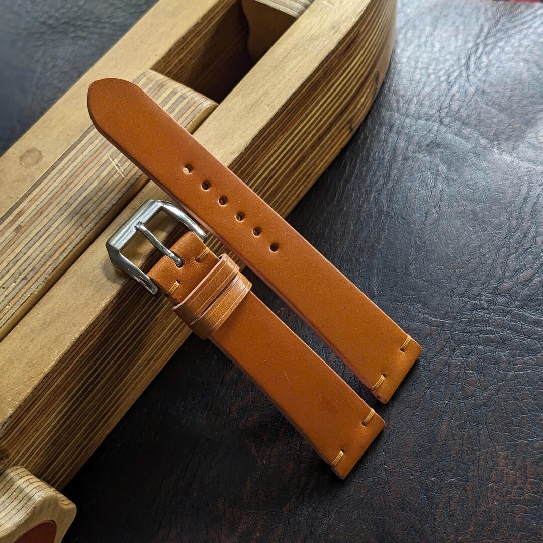 Shell Cordovan Watch Strap I Shinki Hakiku I Whisky Color I Watch Band ...