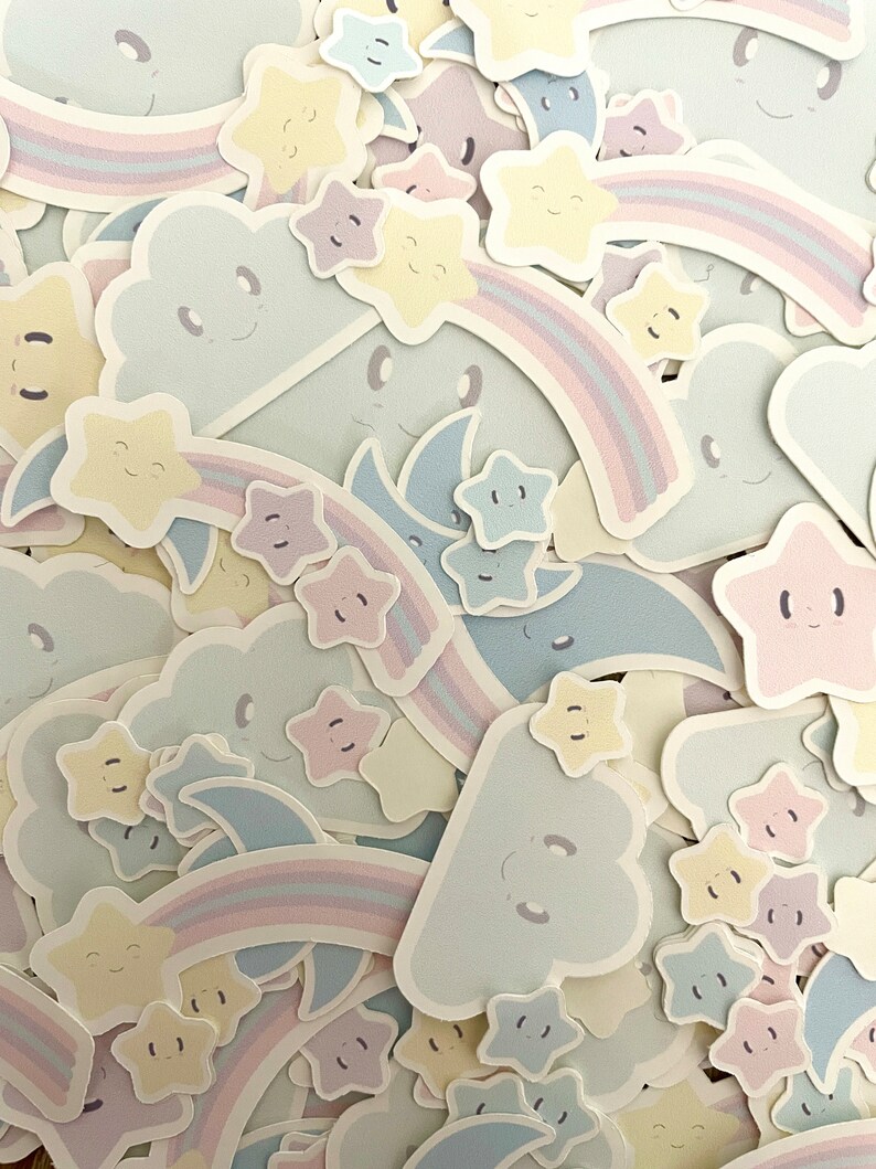 Starry Night Sticker Pack - Etsy