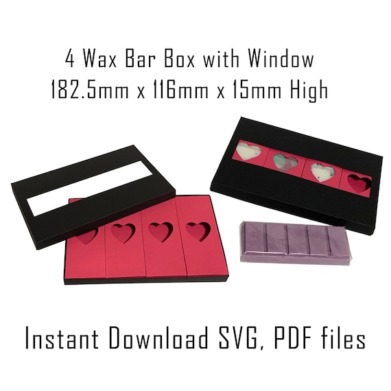 Downloadable Box Template 5 Cell 10 Cell Wax Bar Gift Box | Etsy