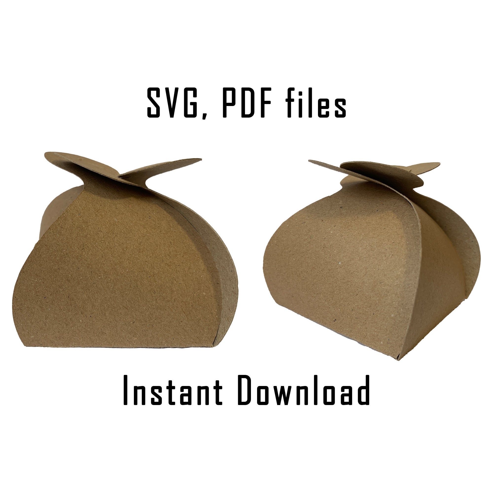 Wedding Favor Box Template, Printable Gift Box, SVG, PDF (digital ...