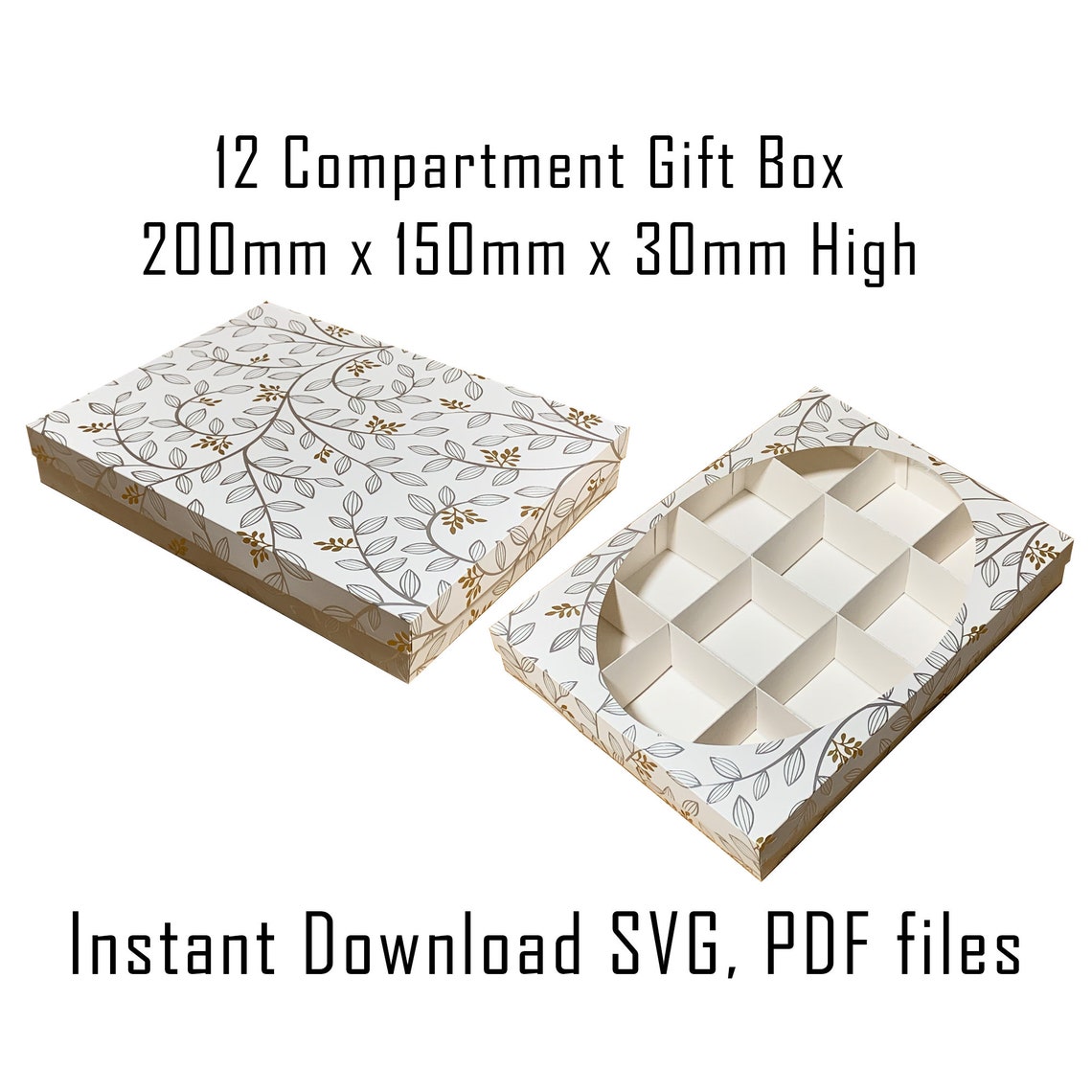 Downloadable Box Template Instant Download Cricut Box - Etsy