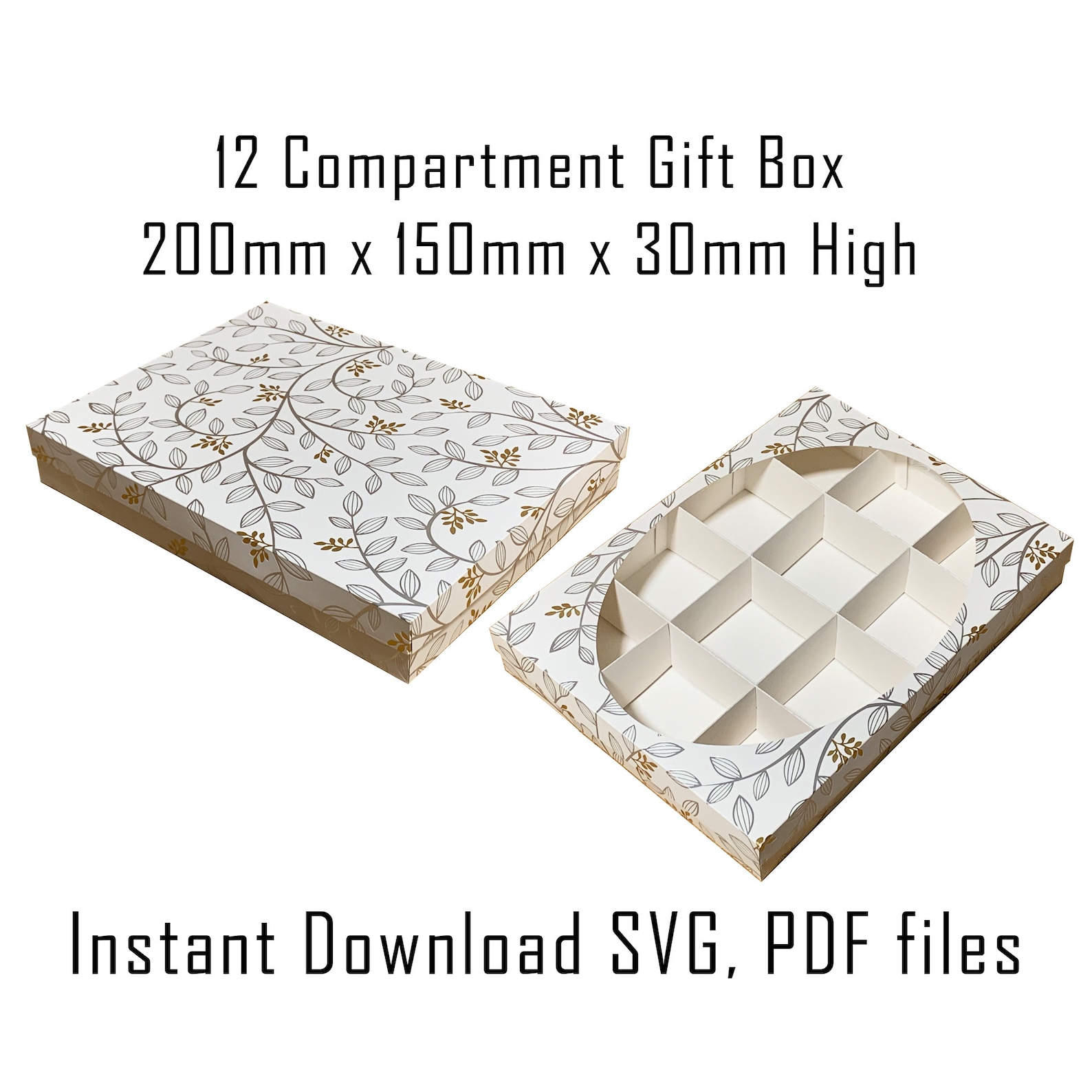 Downloadable Box Template Instant Download Cricut Box - Etsy