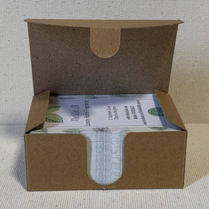 Business Card Box Template, Downloadable Box Template, Instant Download ...