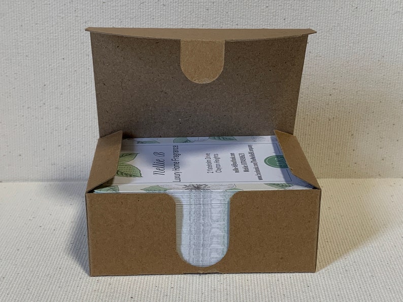 Business Card Box Template, Downloadable Box Template, Instant Download ...