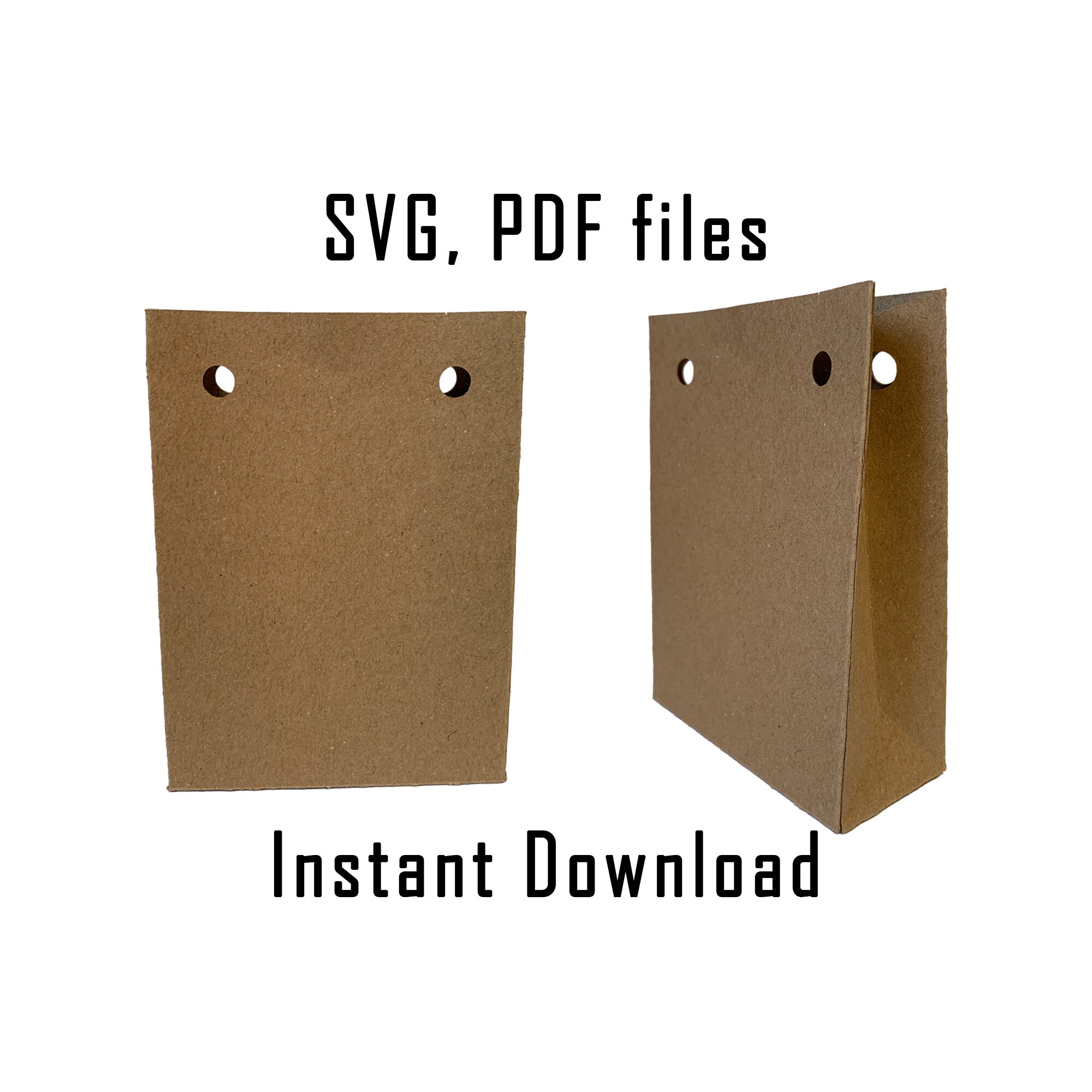 Downloadable Bag Template Instant Download Cricut Gift Bag - Etsy UK