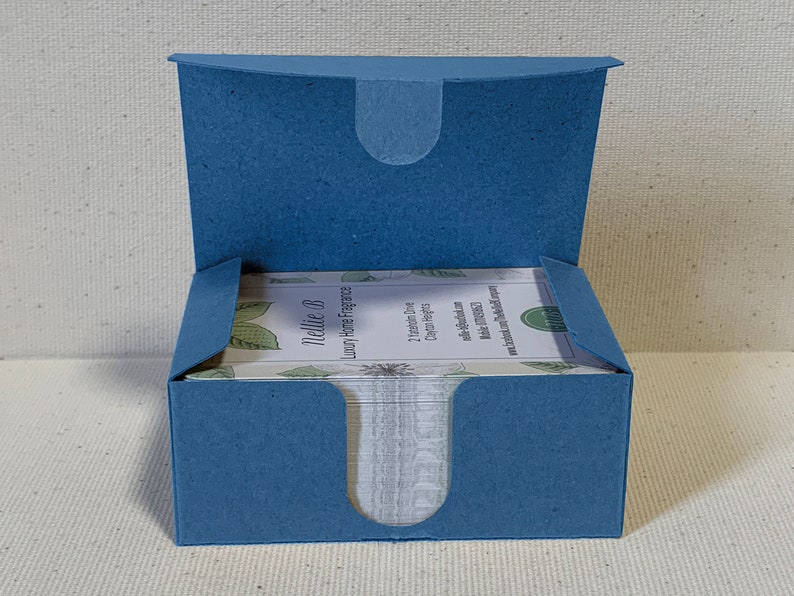Business Card Box Template, Printable SVG, PDF (digital Download) - Etsy