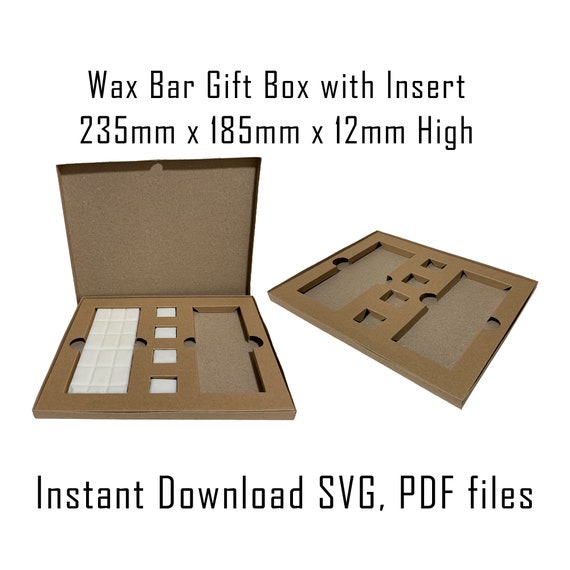 Downloadable Box Template Wax Bar Gift Box Wax Bar Box - Etsy