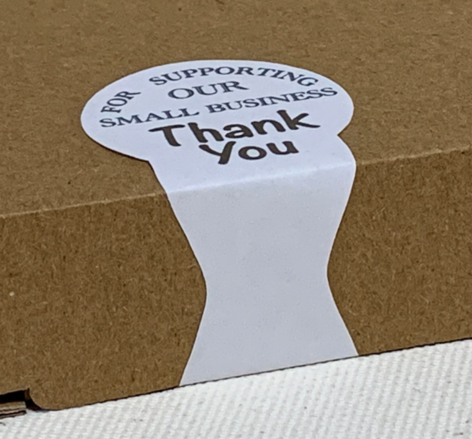 Thank You Labels Downloadable Labels Pip Box Seals Instant | Etsy