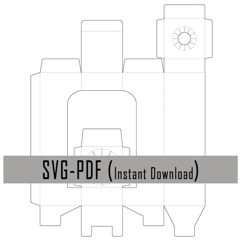 Downloadable Box Template Instant Download Cricut Box | Etsy