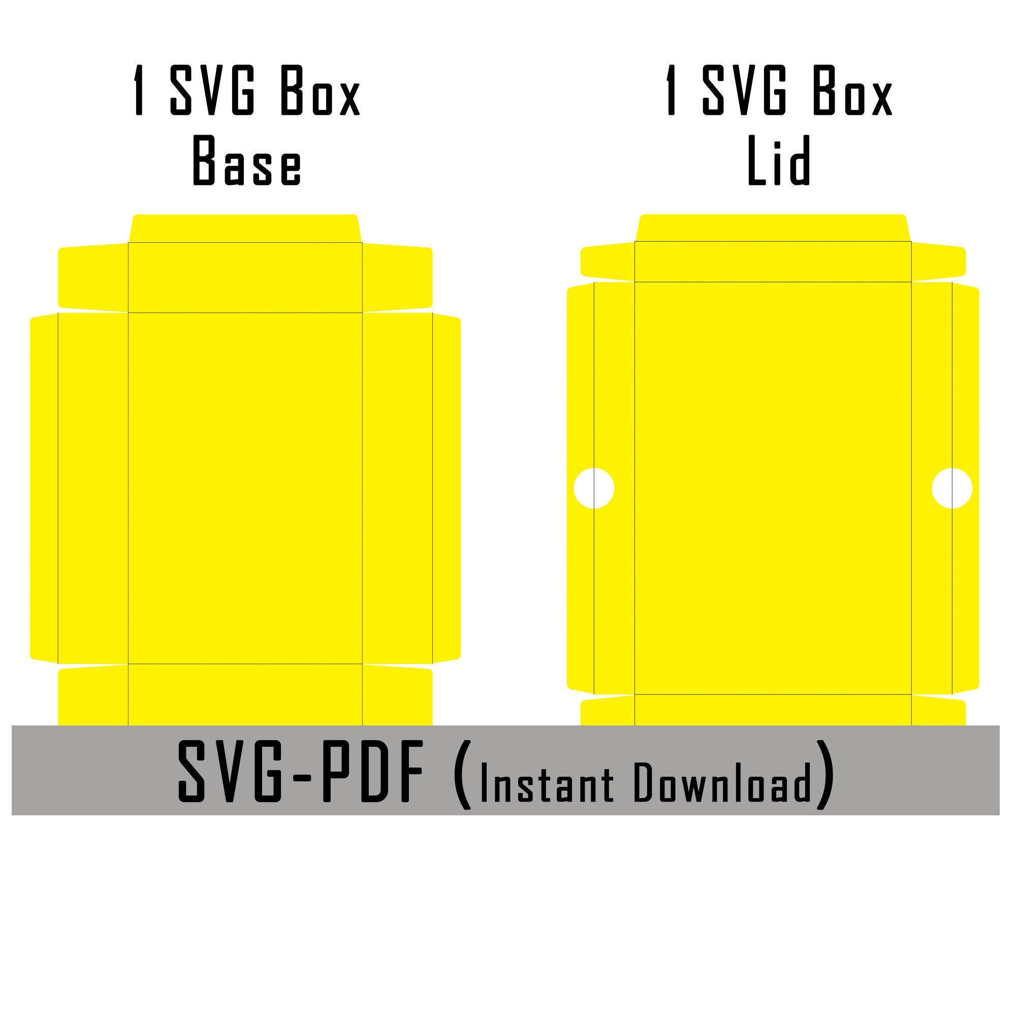 Downloadable Box Template Instant Download Cricut Box | Etsy