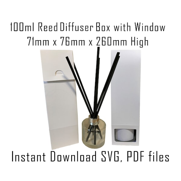 Reed Diffuser Template Box - Etsy UK