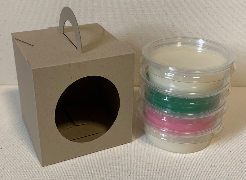 Wax Pot Box Wax Pot Gift Box Downloadable Template Instant - Etsy