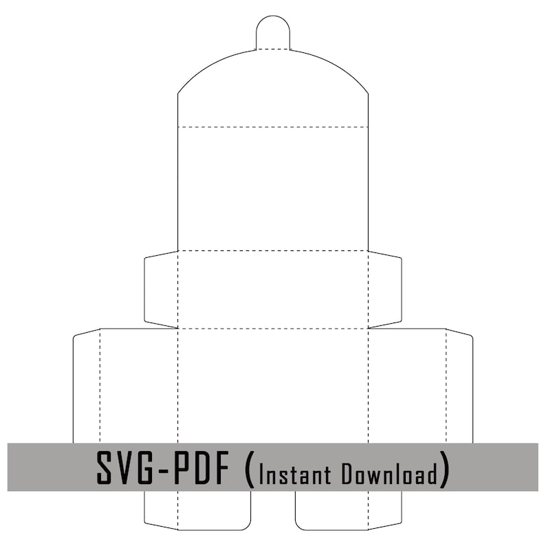 Business Card Box Template, Downloadable Box Template, Instant Download ...