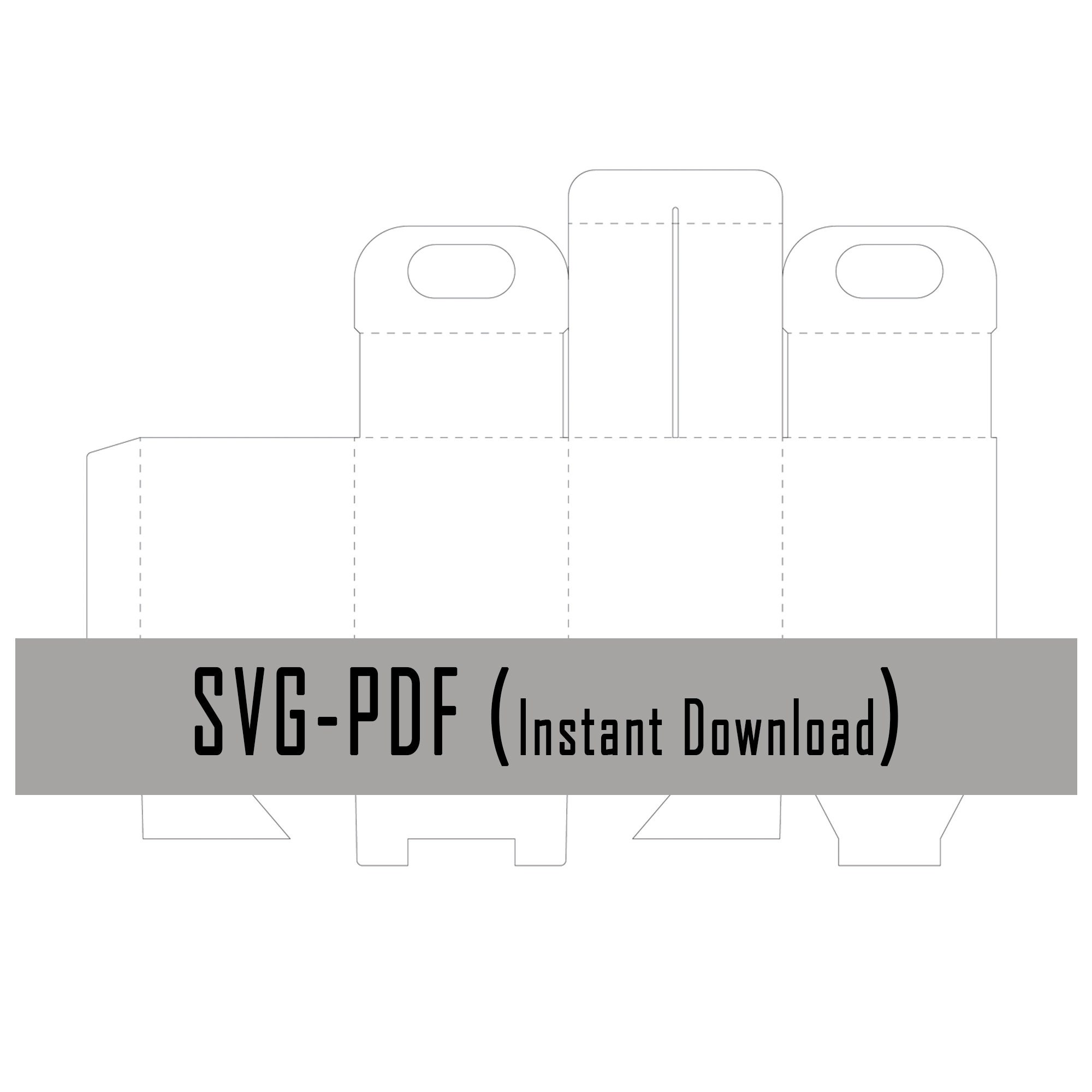 Downloadable Box Template Instant Download Wedding Favour | Etsy