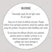Reed Diffuser Warning Labels, Downloadable Labels, Reed Diffuser Labels ...