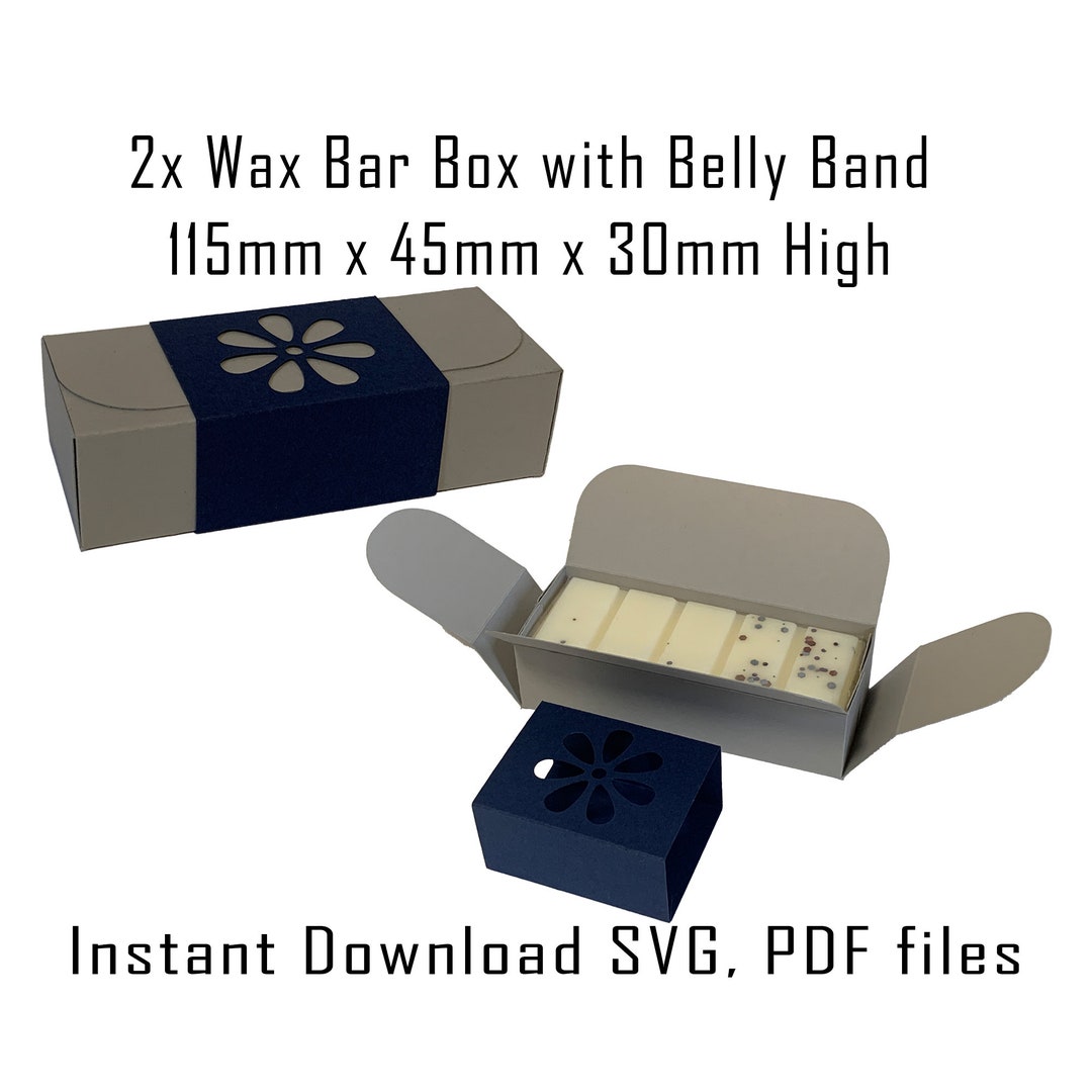 Downloadable Box Template, 5 Cell, 10 Cell, Wax Bar Gift Box, Instant ...